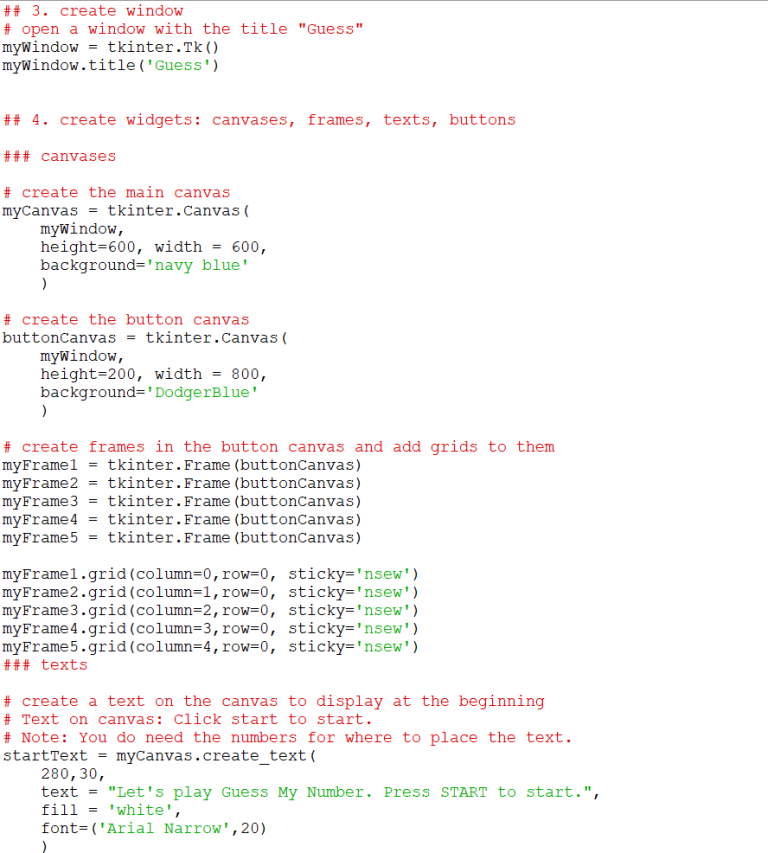 Sample Code Python CccSkerries